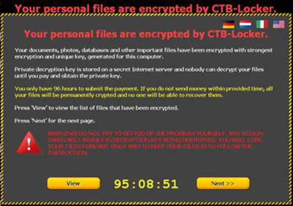 Detectan cuantiosas incidencias del ransomware CTB-Locker en ...